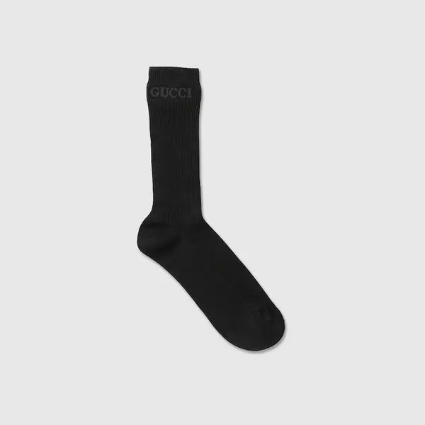 Gucci Cotton Socks - Black