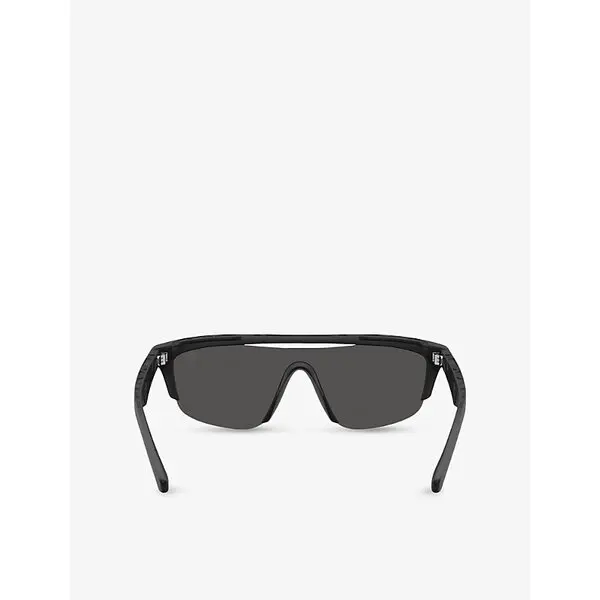 Burberry Rectangle-frame Injected Sunglasses - Black