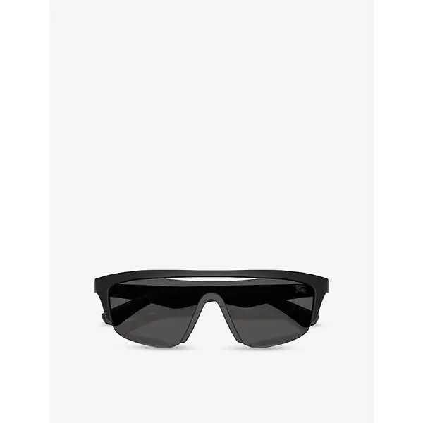Burberry Rectangle-frame Injected Sunglasses - Black