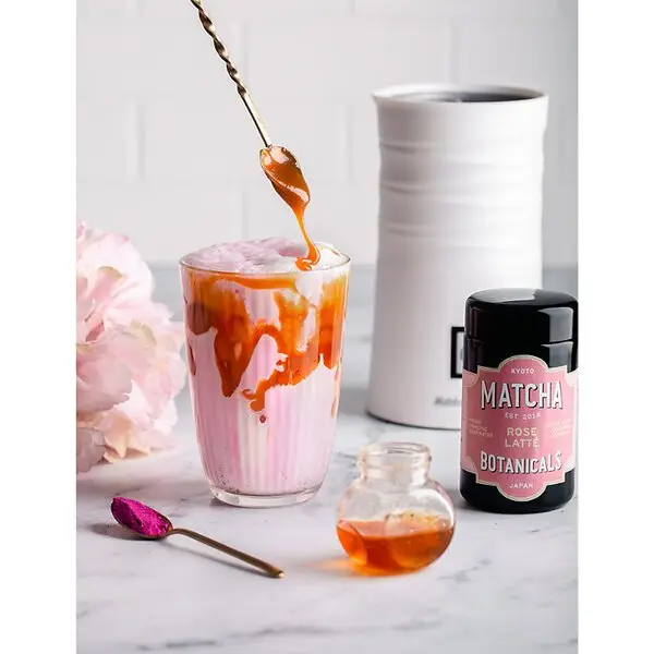 MATCHA BOTANICALS Rose Latté Matcha 40g