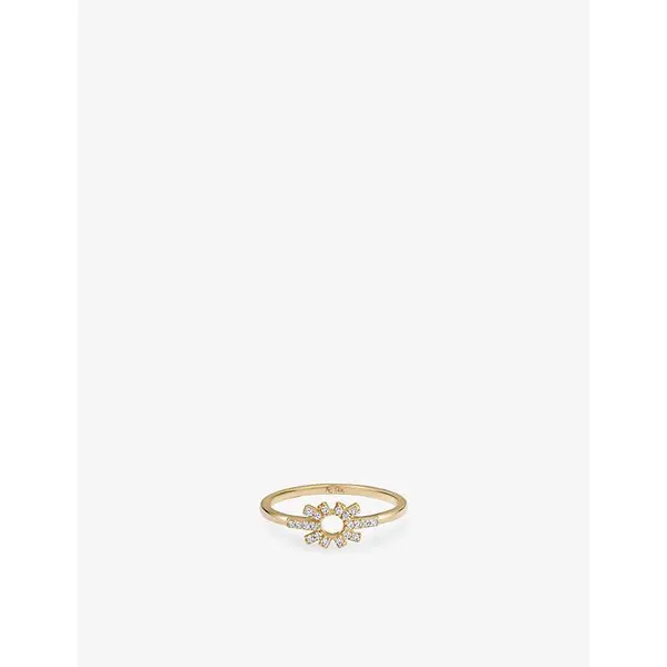 Astley Clarke Mini Nova Lab-grown Diamond Ring - Gold