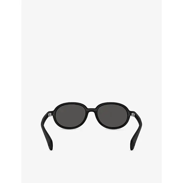 Moncler Me8006 Oval-frame Sunglasses - Black