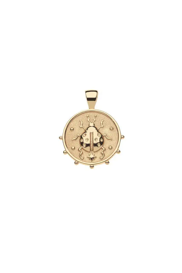 JANE WIN Luck Be A Ladybug Jw Small Pendant - Gold