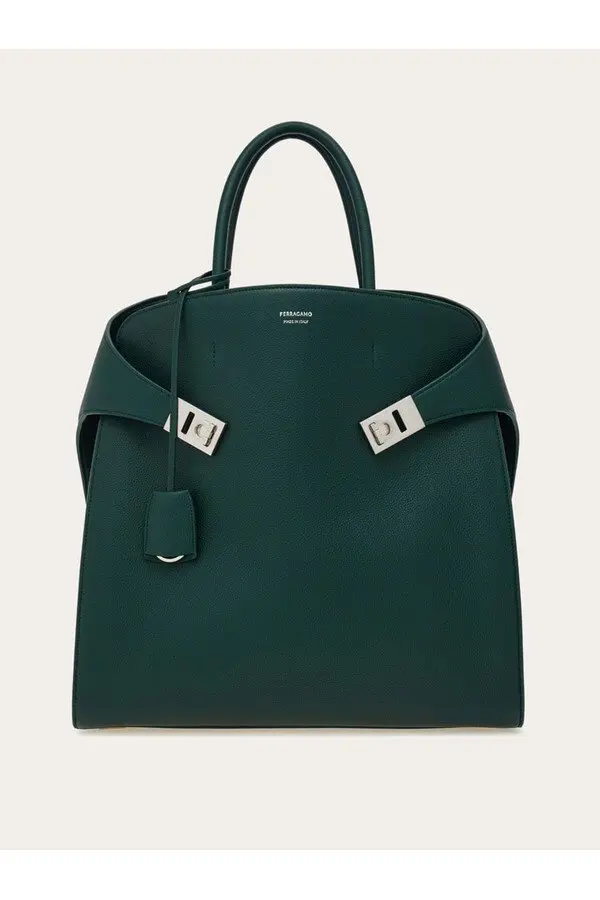 FERRAGAMO Hug Tote Bag - Green