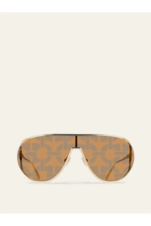 FERRAGAMO Cat-eye Sunglasses - Gold