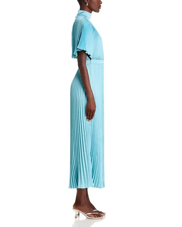 L'IDEE Anais Pleated Maxi Dress