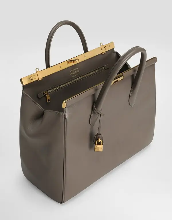 Dolce & Gabbana Marlene Day Xl Handbag - Grey