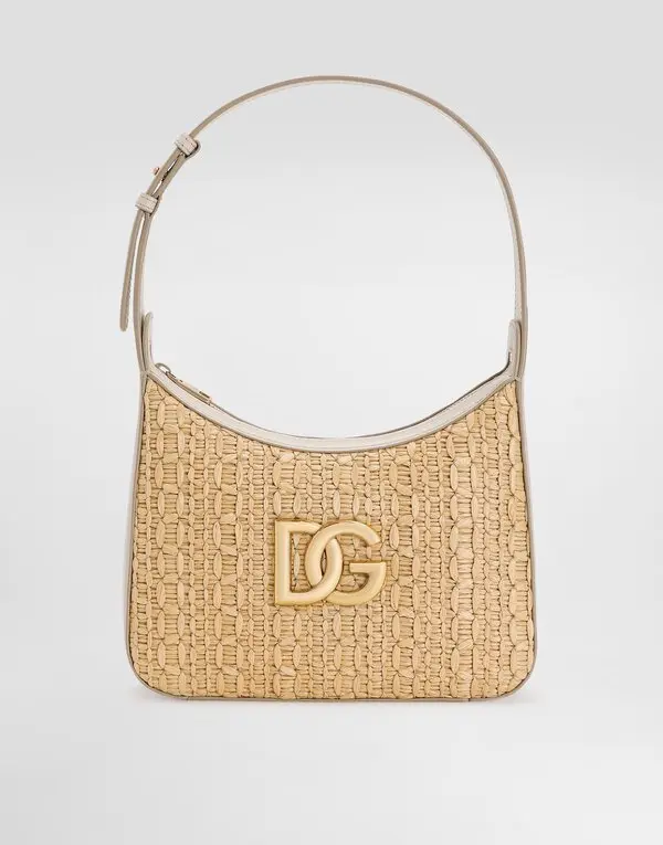 Dolce & Gabbana Rafia Crochet Shoulder Bag - Multicolor
