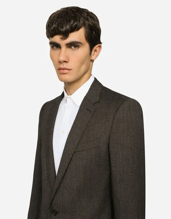 Dolce & Gabbana Single-breasted Pinstripe Wool Martini-fit Suit - Multicolor