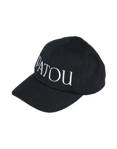 Patou Cotton Gabardine Baseball Cap - Black