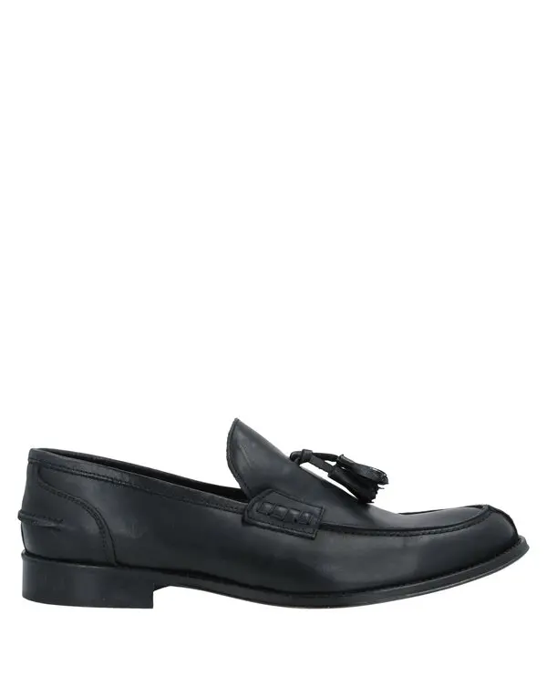 BRUNO VERRI Calfskin Loafers With Tassels And Block Heel