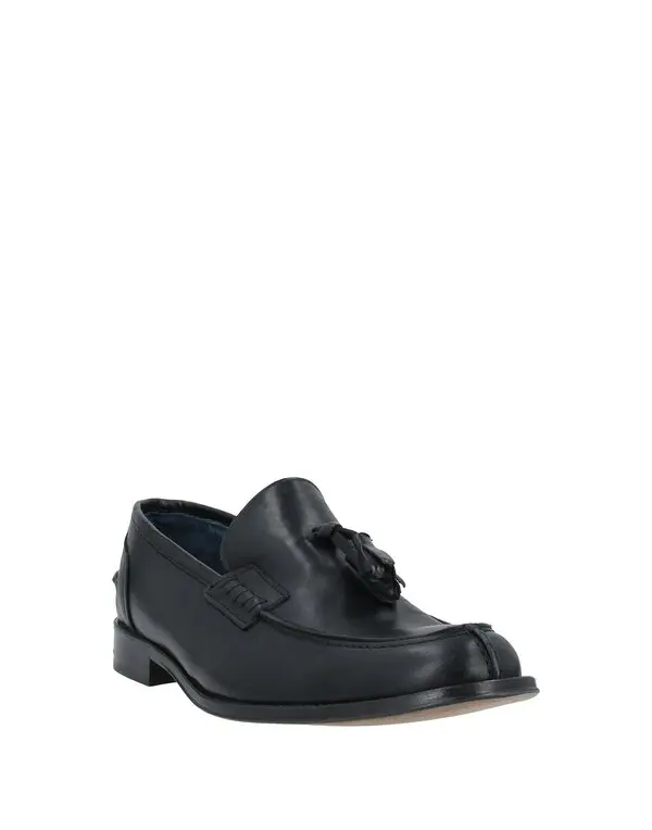 BRUNO VERRI Calfskin Loafers With Tassels And Block Heel