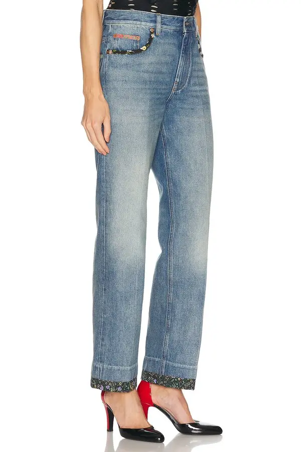 Valentino Garavani Straight Leg Jeans
