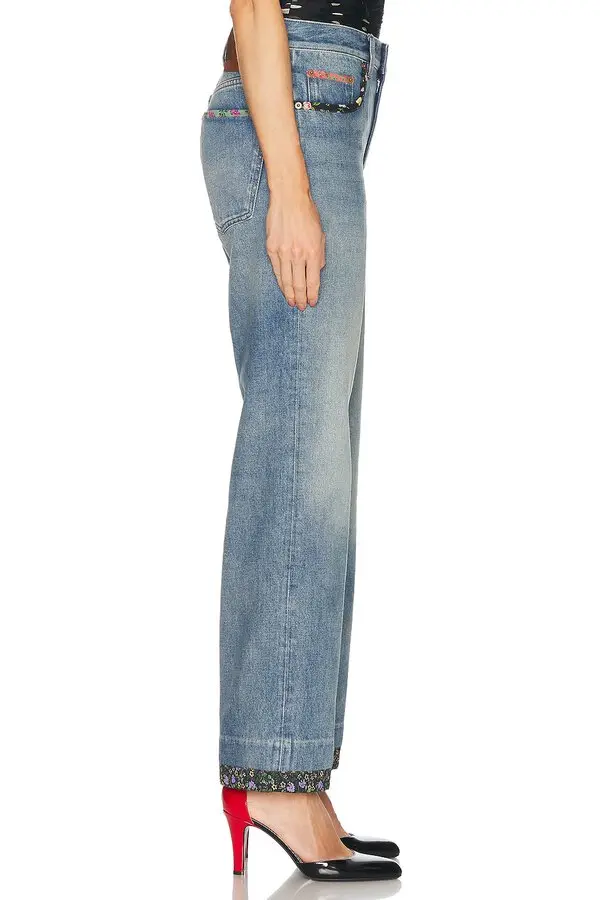 Valentino Garavani Straight Leg Jeans