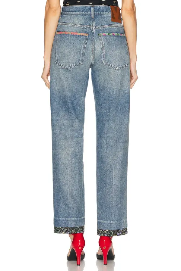 Valentino Garavani Straight Leg Jeans