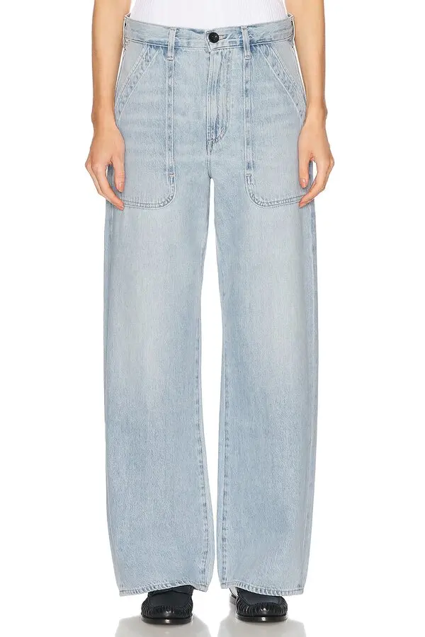 Citizens Of Humanity Ayla Cargo Jeans - Cloud Nine