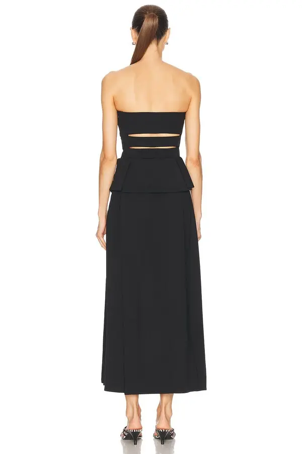 Proenza Schouler Strapless Cut-out Dress