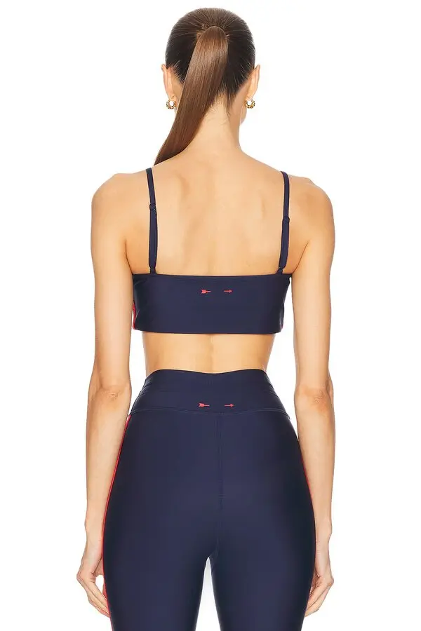 The Upside Oxford Hutton Scoop Neck Sports Bra - Navy