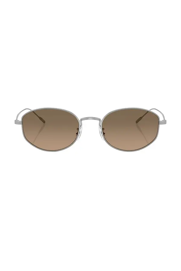 Oliver Spencer Estra Metallic Sunglasses - Silver