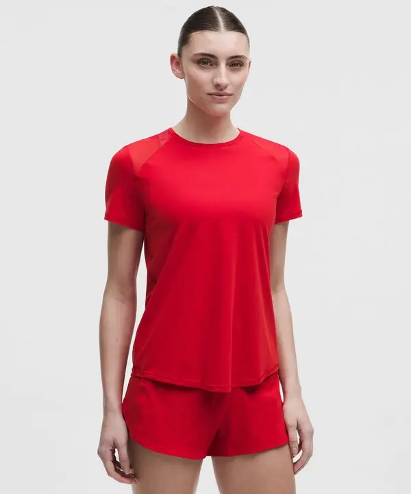 Lululemon Sculpt Short-sleeve Shirt - Oxford Red