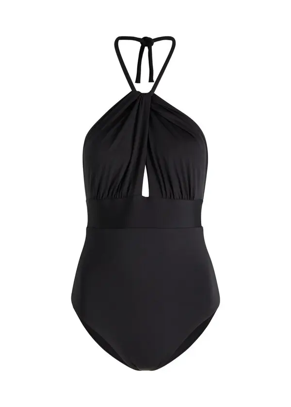 Max Mara Chicca Twisted Swimsuit - Black