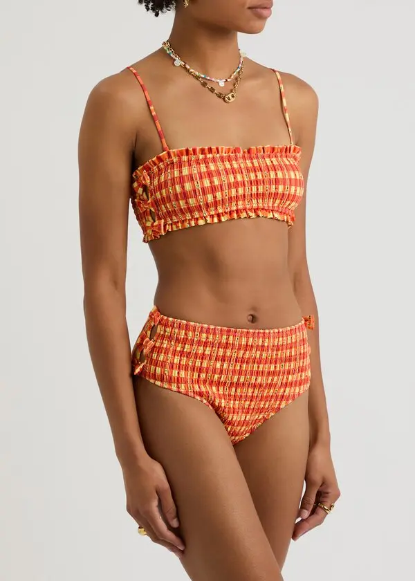 DAMSON MADDER Jezebel Printed Bikini Briefs