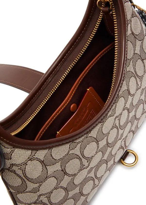 Coach Originals Signature Leather Shoulder Bag - Brown | Editorialist