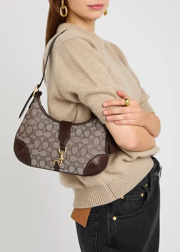 Coach Originals Signature Leather Shoulder Bag - Brown | Editorialist