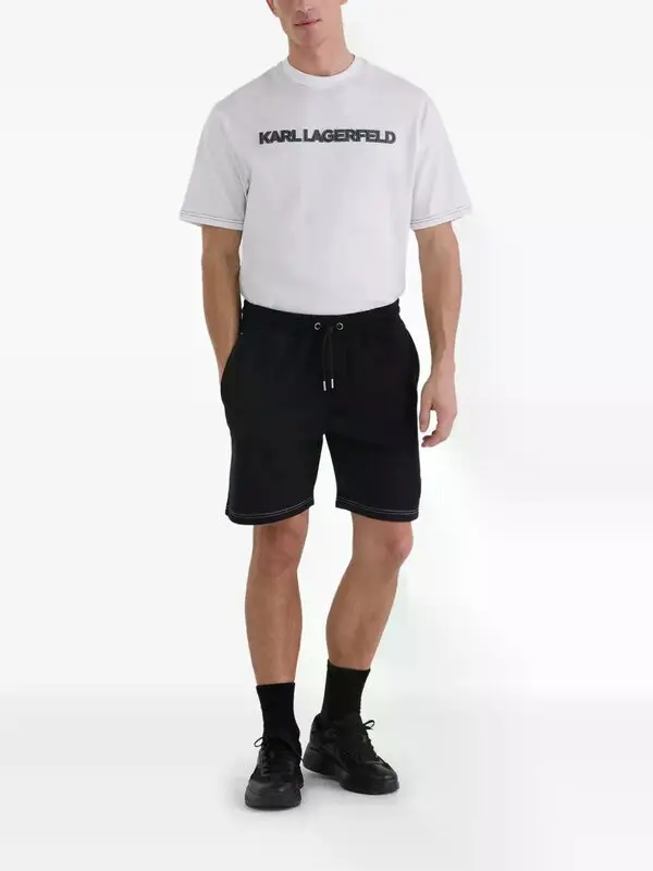 Karl Lagerfeld Contrast-stitch Shorts
