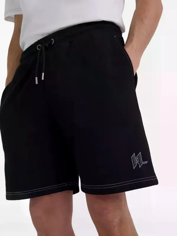 Karl Lagerfeld Contrast-stitch Shorts