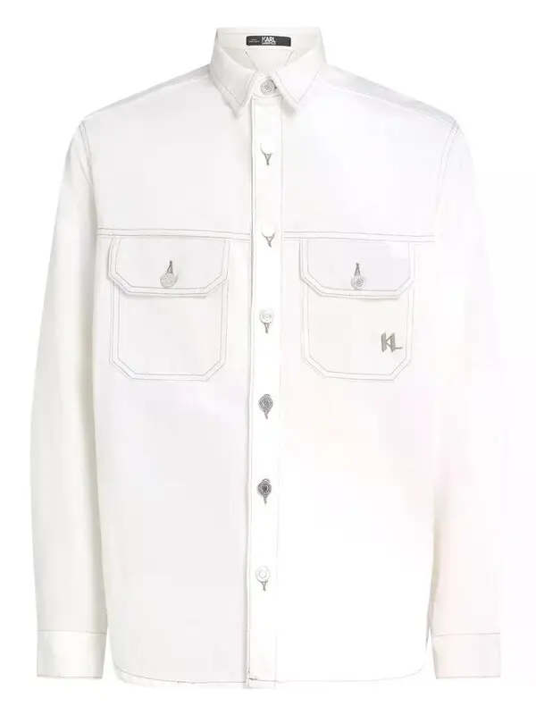Karl Lagerfeld Contrast-stitch Shirt