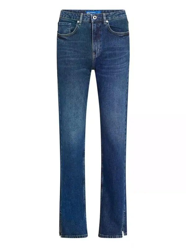 Karl Lagerfeld High-rise Straight Jeans - Blue