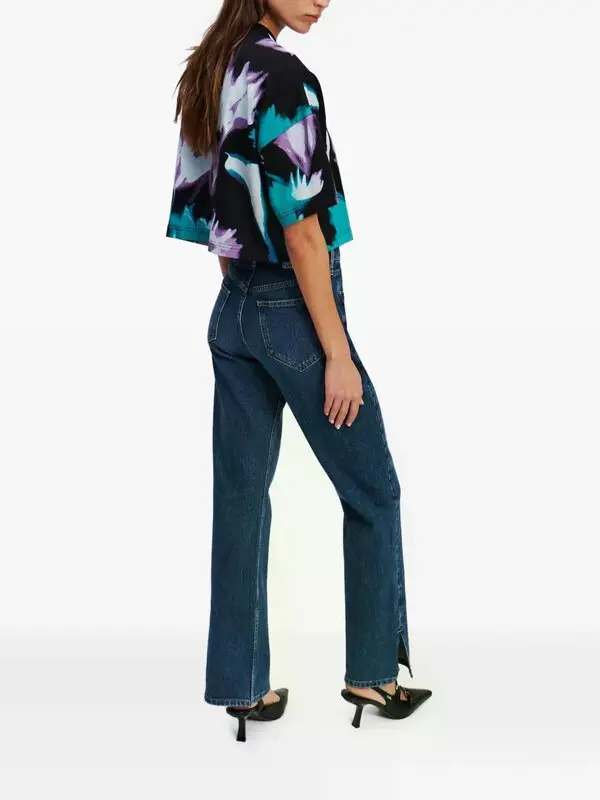 Karl Lagerfeld High-rise Straight Jeans - Blue
