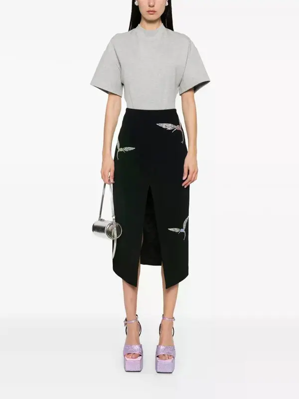 David Koma Short-sleeve Bodysuit