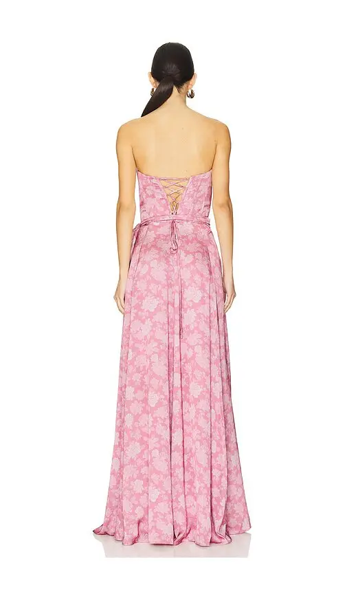 V. CHAPMAN Cecilia Dress Floral Print Maxi