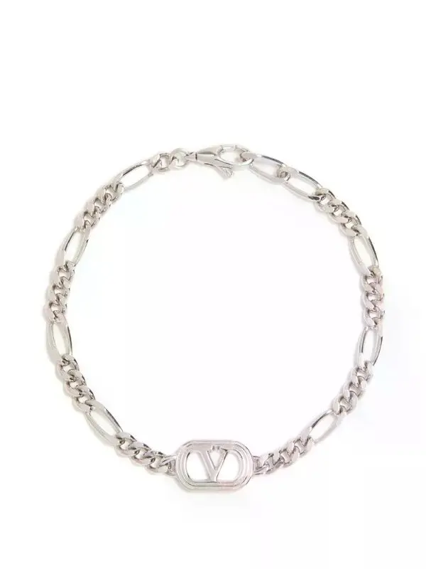 Valentino Garavani Ovalette Metal Bracelet - Silver
