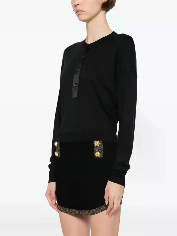 TOM FORD Drop-shoulder Top - Black