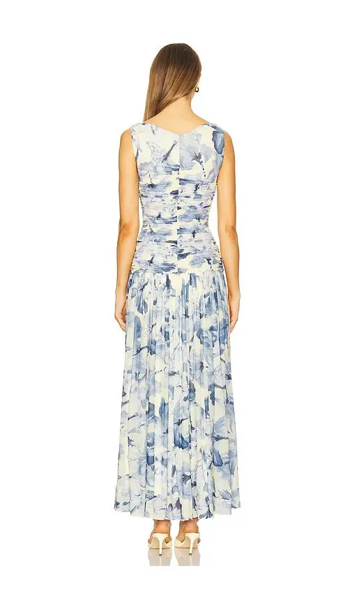 NICHOLAS Melia Midi Dress - Blue