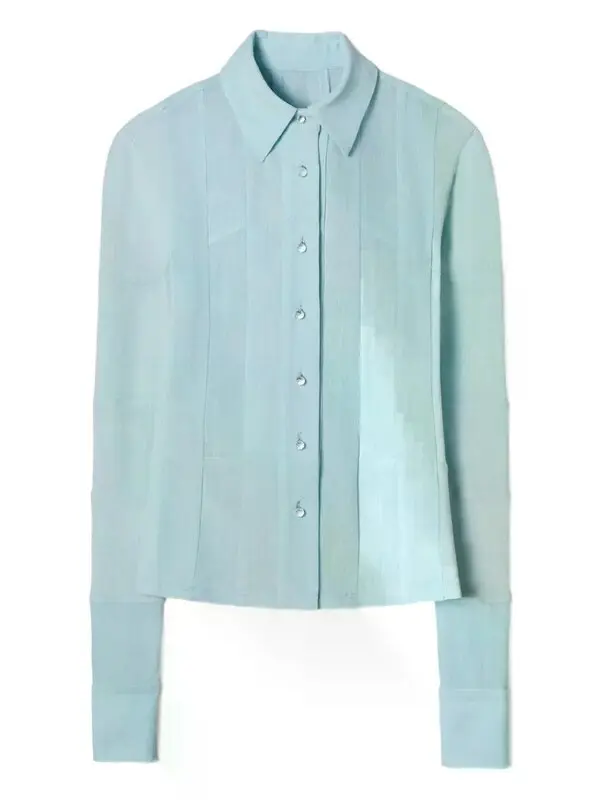 Tory Burch Sheer Long-sleeve Shirt