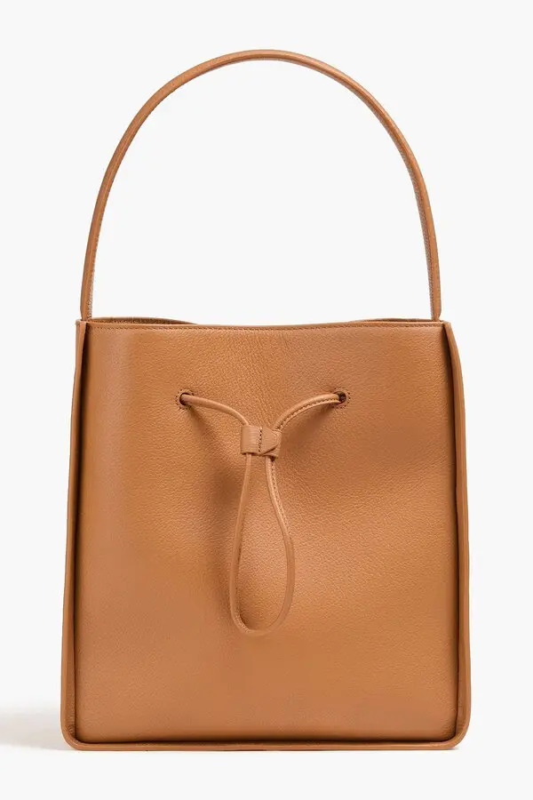 3.1 Phillip Lim Soleil Large Pebbled-leather Bucket Bag - Camel