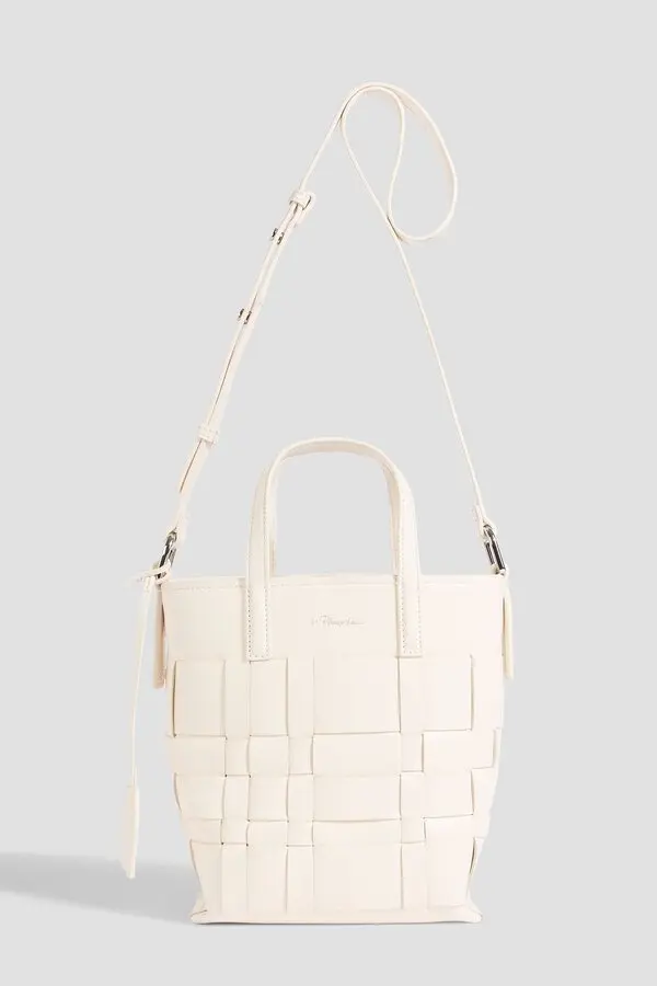 3.1 Phillip Lim Odita Mini Woven Bucket Bag - Off-white