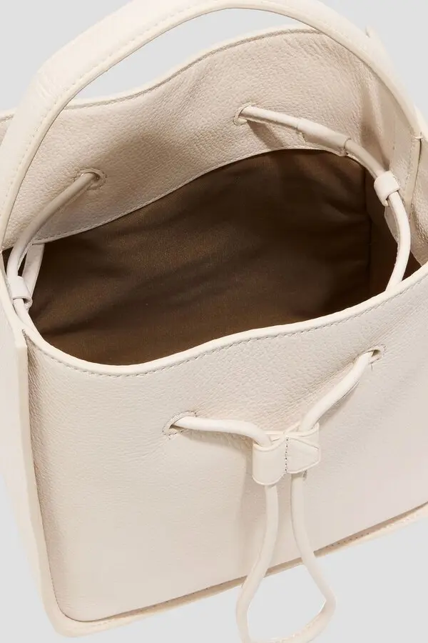 Buy 3.1 Phillip Lim Soleil Small Pebbled Leather Bucket Bag - Ecru