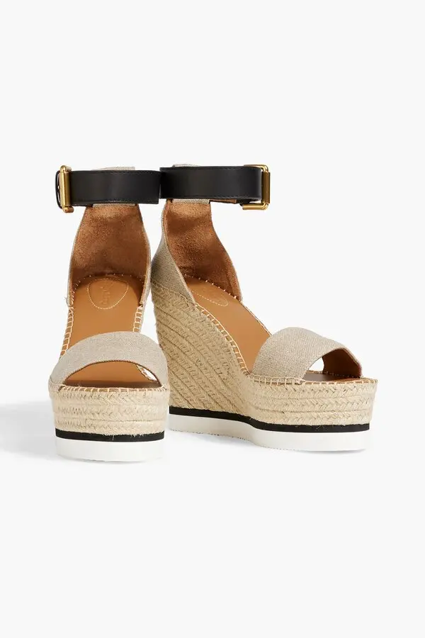 See By Chloé Glyn Espadrille Wedge Sandals