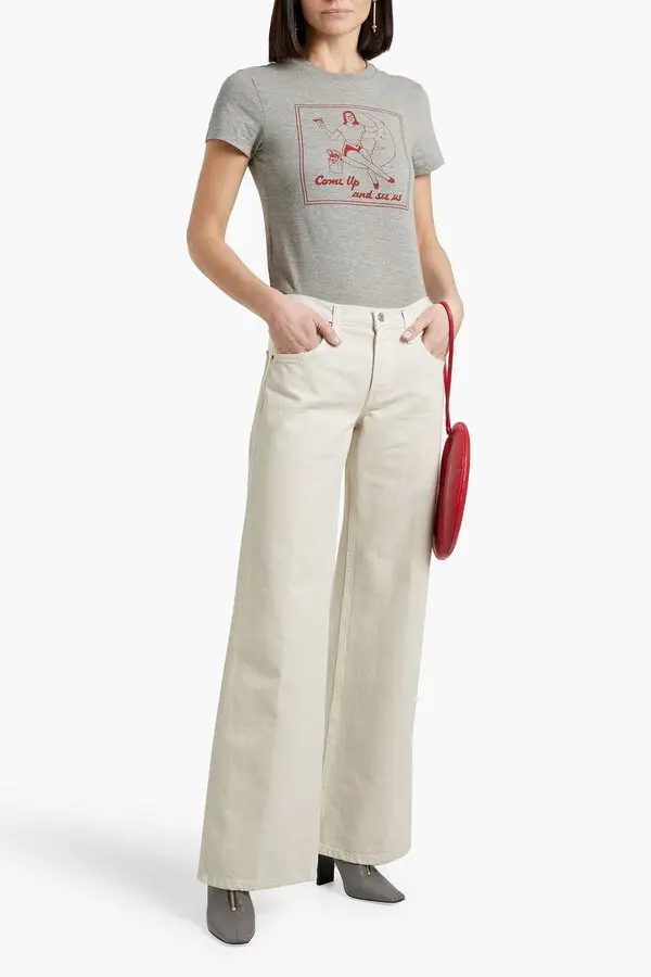 RE/DONE Mid-rise Wide-leg Jeans