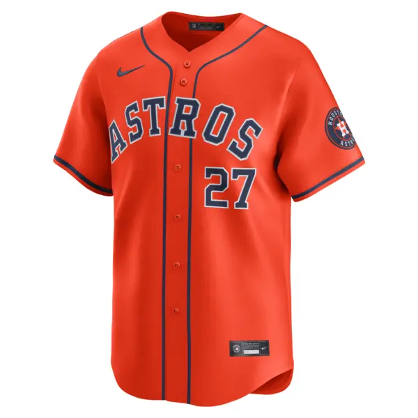 Nike Jose Altuve Houston Astros Mlb Limited Jersey - Orange