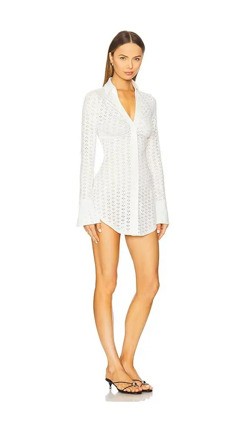 STONE COLD FOX X Eyelet Knit Mini Dress