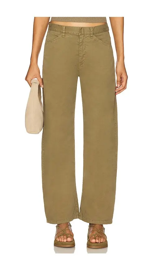 NILI LOTAN Tribeca Pant - Military Green