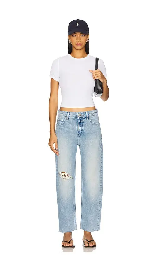 Michael Lauren Rhea Fitted Top