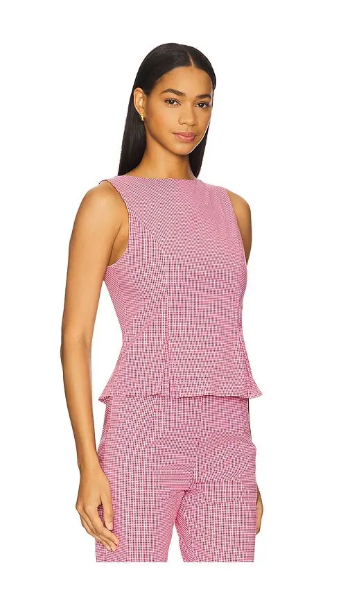 MORE TO COME Drea Peplum Top