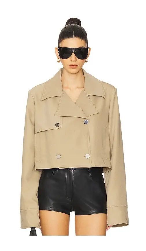 WeWoreWhat Cropped Trench Coat